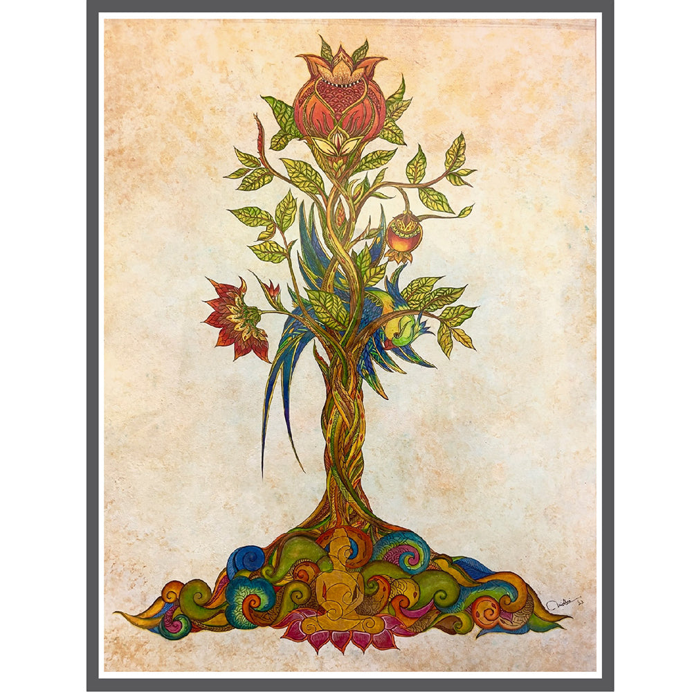 Kalpvriksh III ( Pomegranate and The Parrot ) – Studio Renaissance